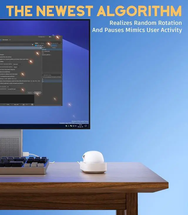 BNING Mouse Jiggler Undetectable, Automatic Mouse Mover Device for ...