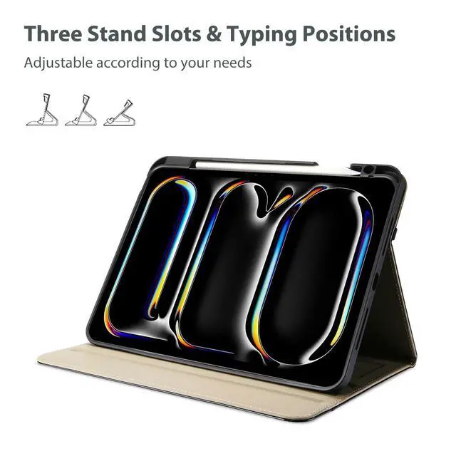 ProCase PU Leather Case for iPad Pro 11 Inch 2025 M5 / 2024 M4 with ...