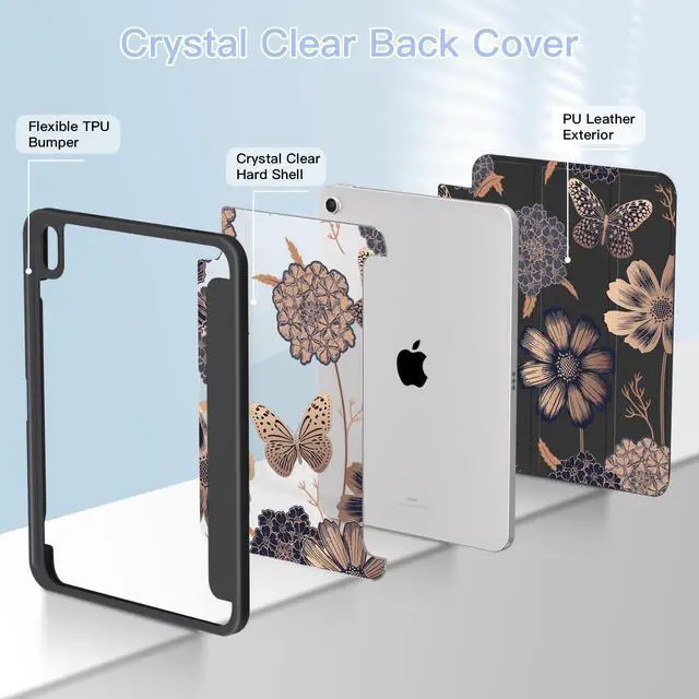 Teryeefi for iPad (A16) 11 inch Case 2025 /iPad 10th Generation 10.9 ...