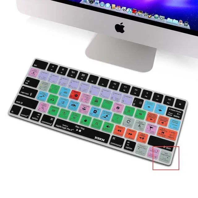 XSKN Logic Pro X 10 Shortcut Silicone Keyboard Skins are Compatible ...