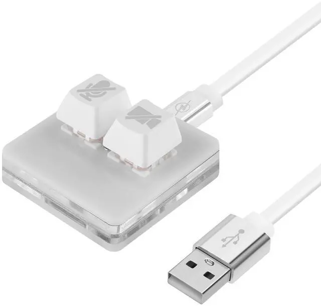 Linkidea USB Zoom Meeting Button for Windows, Start/Stop Video, Mute ...