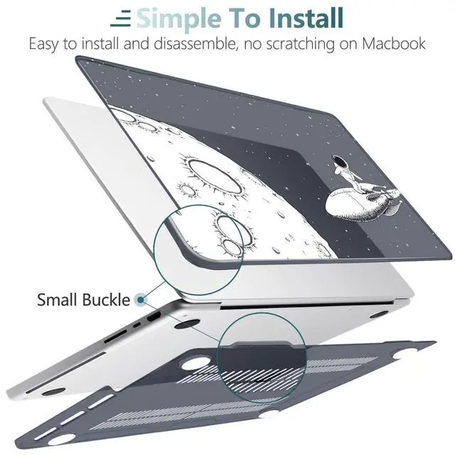TWOLSKOO for MacBook Pro 16 inch Case M4 A3403 A3186 M3 A2991 M2 A2780 ...