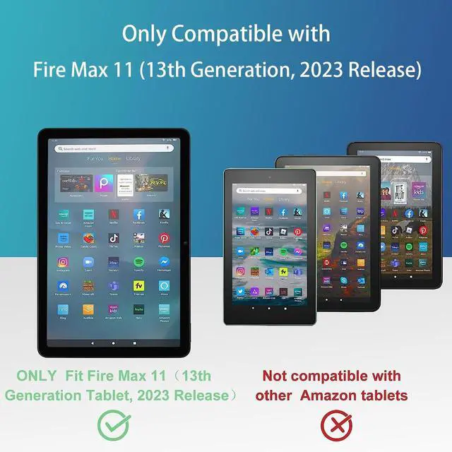 BWOOLL Case for All-New Fire Max 11 Tablet (11", 13th Generation, 2023 ...