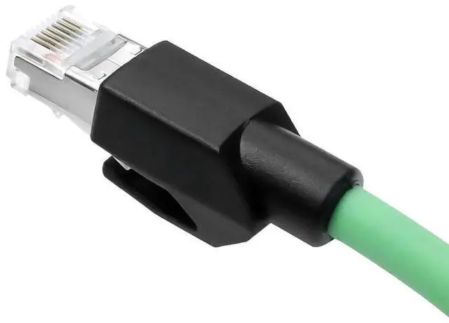 Alvin's Cables M12 D-Code 4 Pin Male to RJ45 Ethernet Cable High-Flex ...