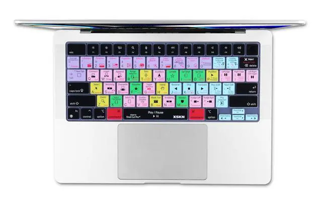 XSKN Final Cut Pro Shortcuts US Version Keyboard Silicone Skin Cover ...