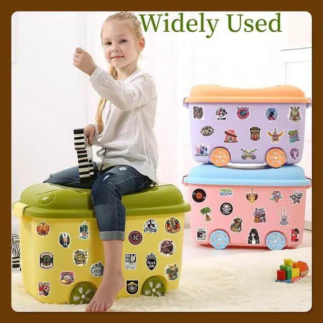 iuiYimu Rock and Roll Stickers, 50 Pcs Heavy Metal Sticker, Punk Rock ...