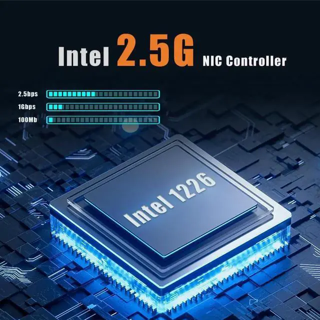 ST7419 4-Port 2.5G RJ45 Ethernet Network Card with Intel 1226 ...