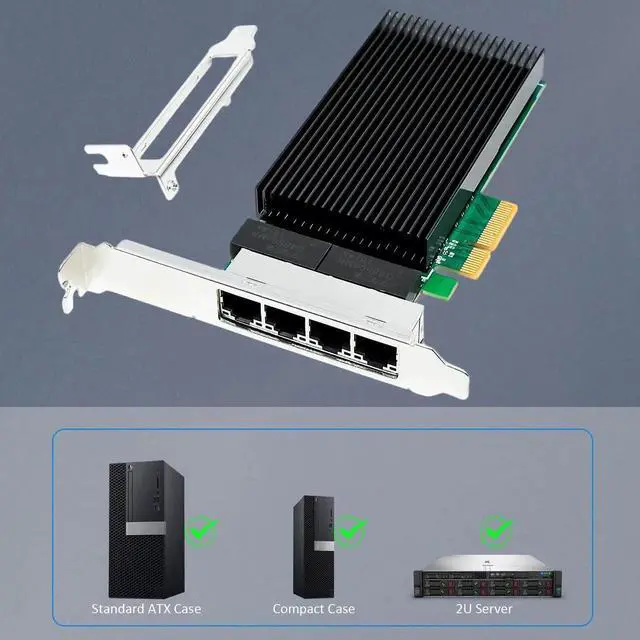 ST7419 4-Port 2.5G RJ45 Ethernet Network Card with Intel 1226 ...