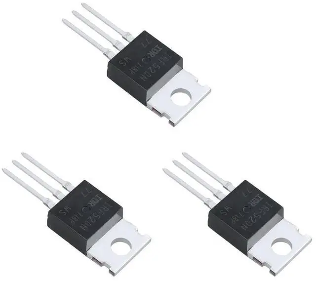 3X 100V 9.7A N-Channel Power Pulled IR MOSFET Transistor IRF520 - Newegg.ca