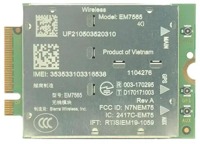 Ageryu EM7565 4G LTE Module+3X4G Antenna+USB Adapter CAT-12 600Mbps ...