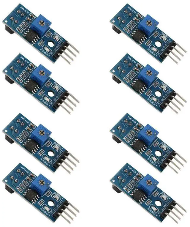 Ageryu 8Pcs TCRT5000 Infrared Reflective Sensor IR Photoelectric Switch ...