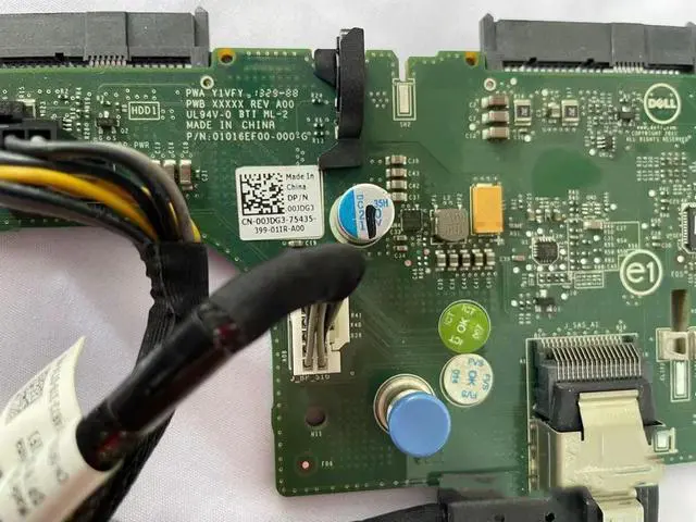 PowerEdge R720xd Rear Flex Bay 2.5" Drive Backplane Kit 0JDG3, jdg3 ...