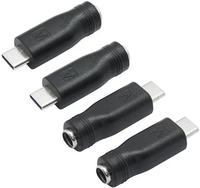 Vszerda DC 5.5mm x 2.1mm to USB C Adapter, 5V DC 5521 Female to USB ...