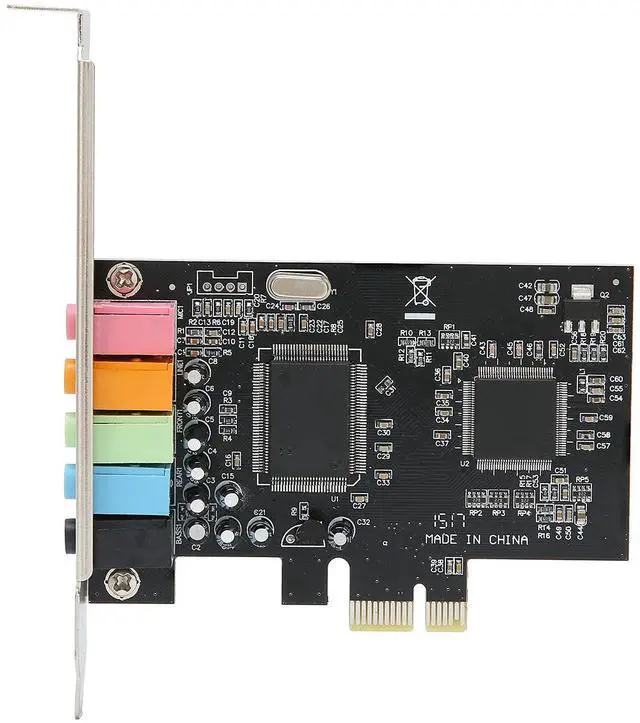Vszerda PCIE Sound Card, 6channel Stereo Desktop Sound Card, 3D Stereo ...
