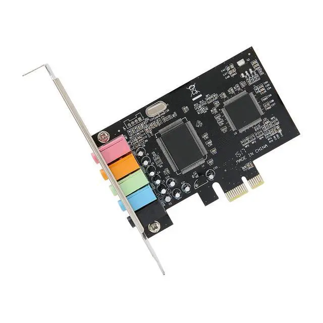 Vszerda PCIE Sound Card, 6channel Stereo Desktop Sound Card, 3D Stereo ...