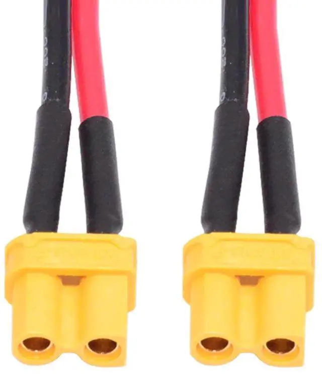 JVFYI XT30 Female to Female 18AWG Extension Cable Connector for RC ...