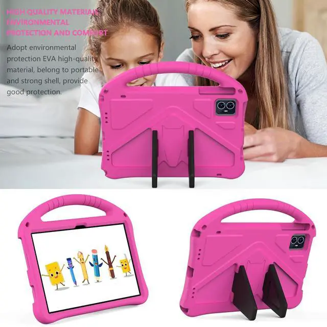 Kwamaz for Revvl Tab 2 Case 2025, Kids EVA Cover with Strap Handle ...