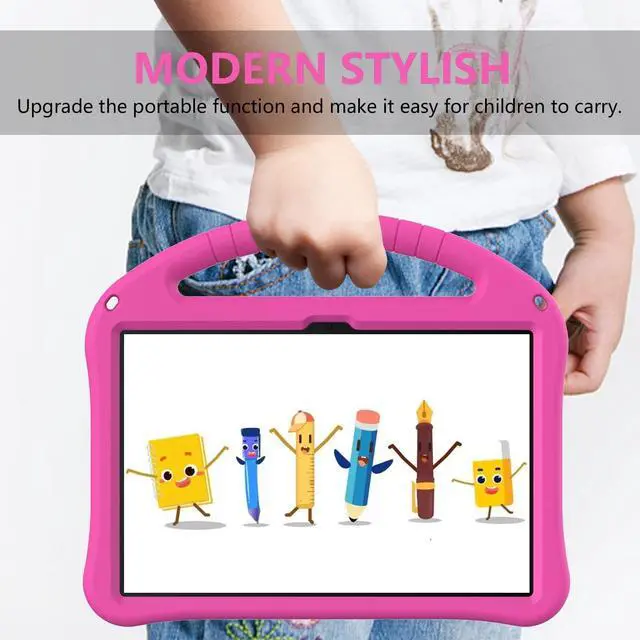 Kwamaz for Revvl Tab 2 Case 2025, Kids EVA Cover with Strap Handle ...