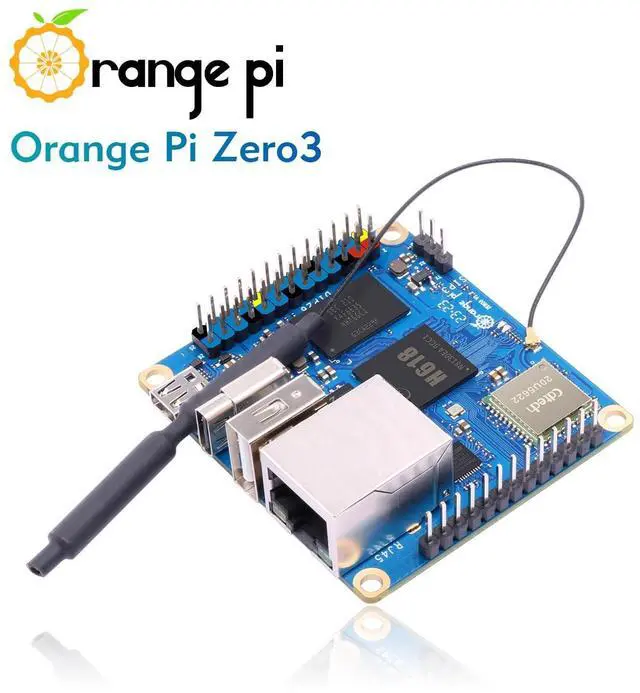 Orange Pi Zero 3 4G Allwinner H618 LPDDR4 Quad Core 64 Bit Single Board ...