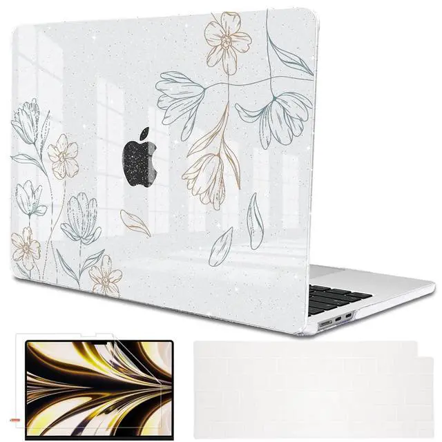LCMOCICO Compatible with 2025 MacBook Air 13.6 inch Case M4 A3240 Cover ...