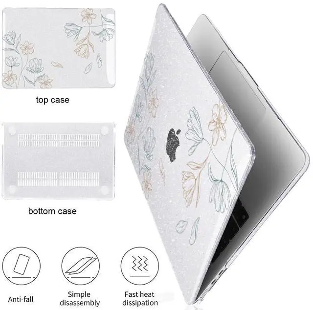 LCMOCICO Compatible with 2025 MacBook Air 13.6 inch Case M4 A3240 Cover ...
