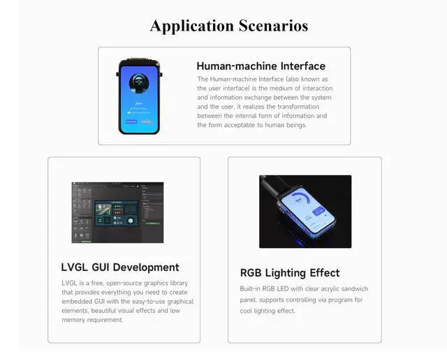 ESP32-C6 1.47inch Display Development Board,172320, 262K RGB Color ...