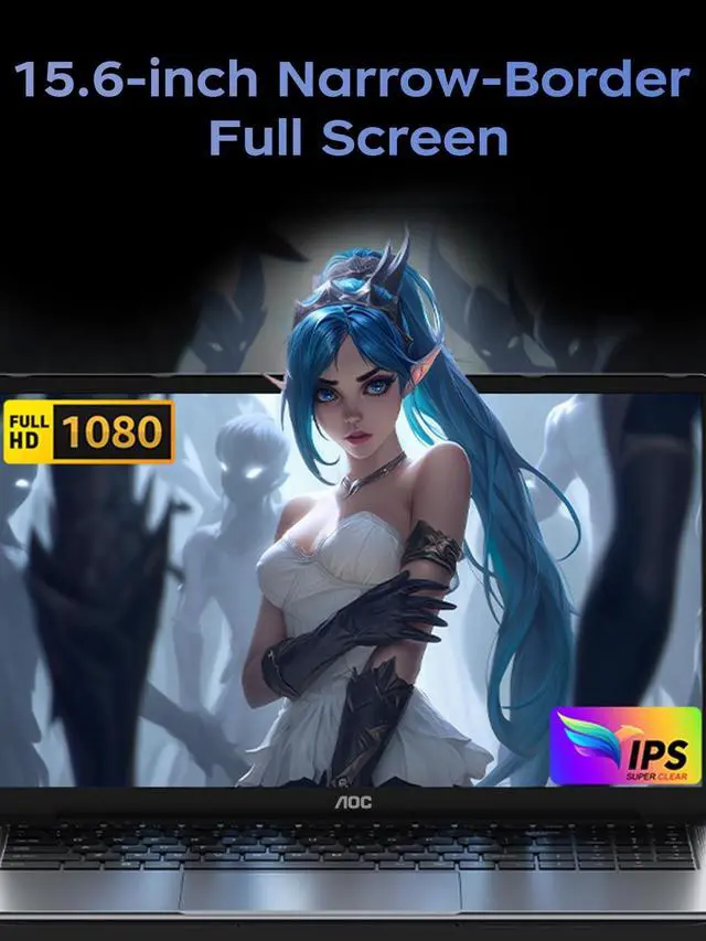 KAIGERR Laptop, ntel N150 Processor (Up to 3.6GHz), 16GB RAM 512GB NVMe ...