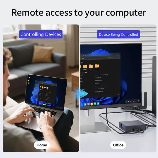 IP KVM Remote Control Over Internet, Remote KVM Over IP, 4K@60Hz ...