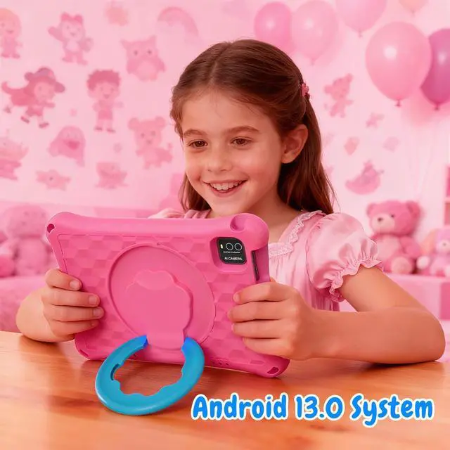 Kids Tablet, 10.1 inch Android 13 Tablet, 12GB+64GB, 1TB Expandable, 5G ...