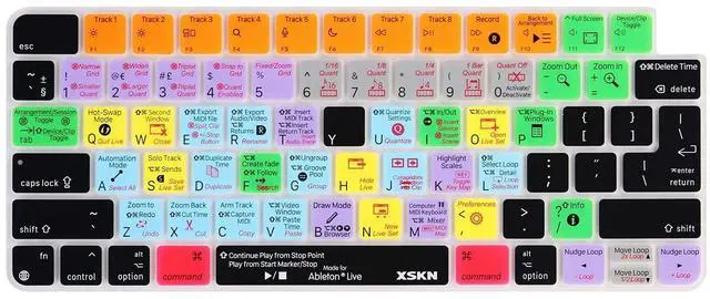 XSKN Shortcut and Language seriers Silicone Keyboard Cover Skin for ...