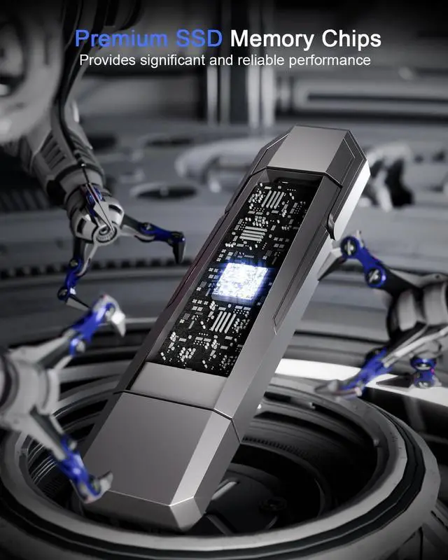 Vansuny 256GB USB Solid State Drive Up to 1000MB/s USB 3.2 Gen 2 Dual ...