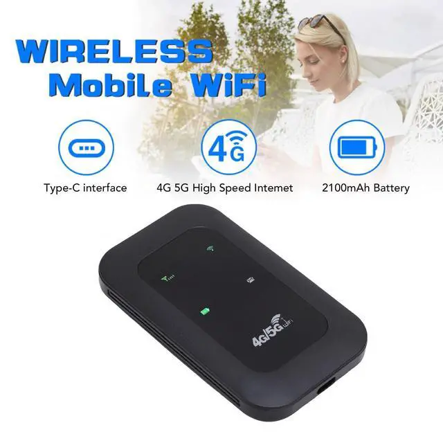 VBESTLIFE Portable Hotspot, 4G WiFi SIM Card Router Pocket Mobile ...