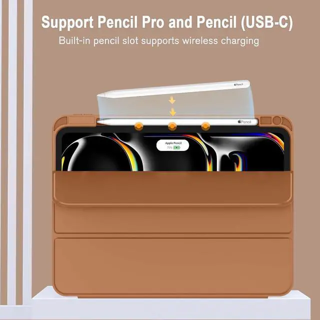 ZryXal iPad Pro 11 Inch Case (M5) 2025/ (M4) 2024 (Model: A2836/A2837 ...