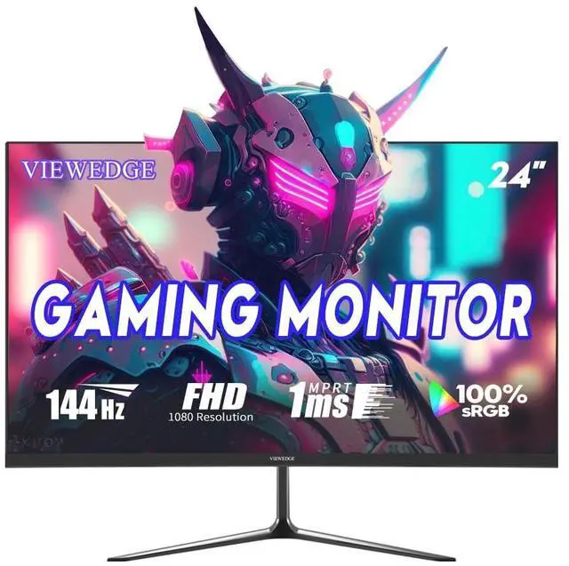 Viewedge 23.8-inch Gaming Monitor FHD 1920x1080 144Hz, VA Panel with ...