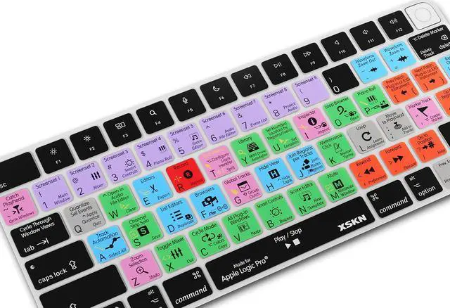 XSKN Shortcuts and Languages Series Silicone Keyboard Cover Skin for ...