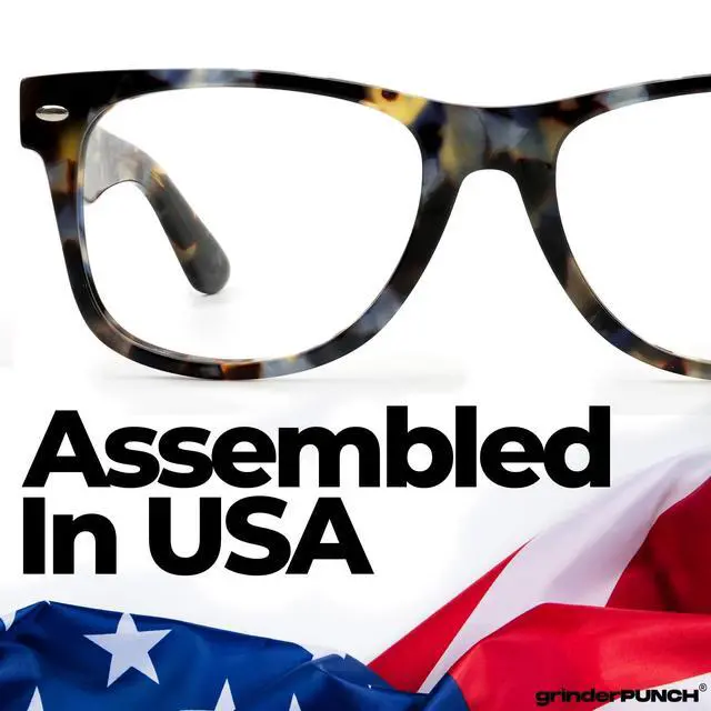 grinderPUNCH Blue Light Reading Glasses High Magnification Strong ...