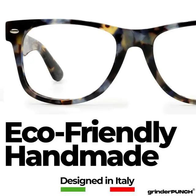 grinderPUNCH Blue Light Reading Glasses High Magnification Strong ...