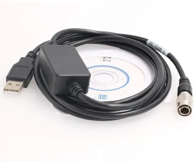 SZRMCC Hirose 6 Pin to USB PC Win10 Data Cable for Sokkia Top-con Gowin ...