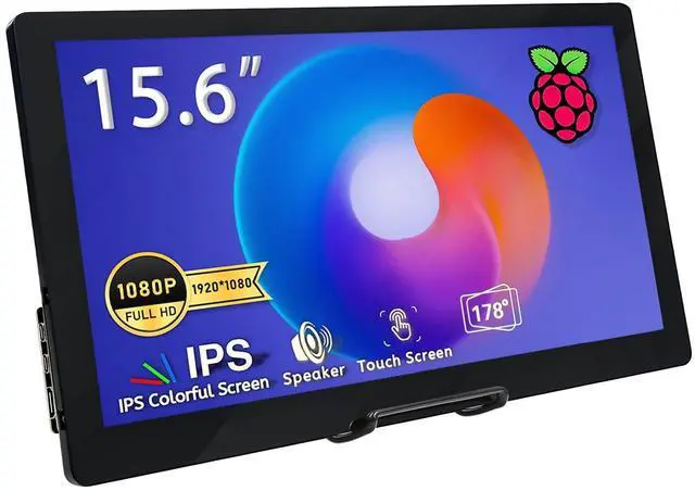HMTECH 15.6'' Raspberry Pi Screen FHD 19201080 IPS Touchscreen Monitor ...