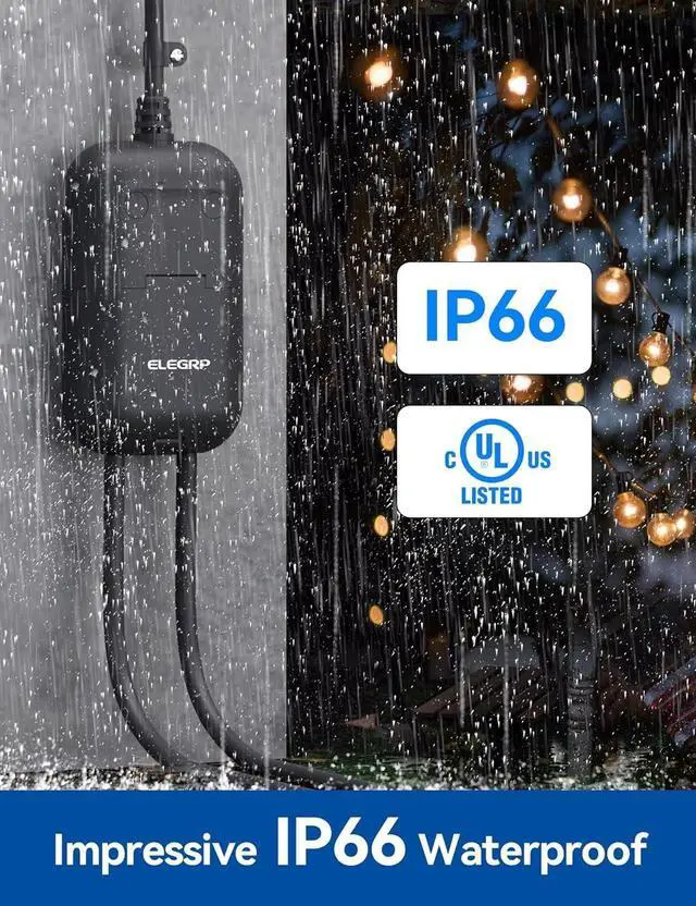 Outdoor Smart Plug Waterproof IP66, WiFi Plug with 2 Individually ...