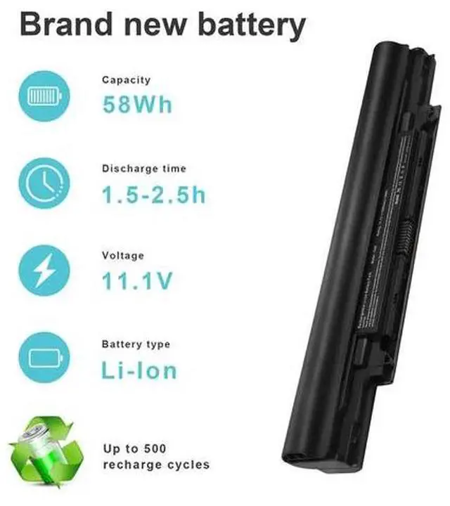 3340 Battery for Dell V131 2nd generation ,Latitude 3340 451-BBJB 451 ...