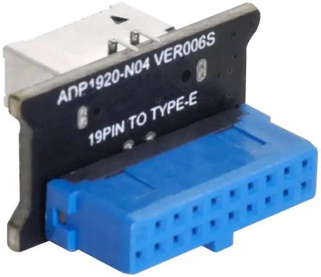 Vertical USB 3.1 Front Panel Socket Key-A Type-E to USB 3.0 20Pin ...