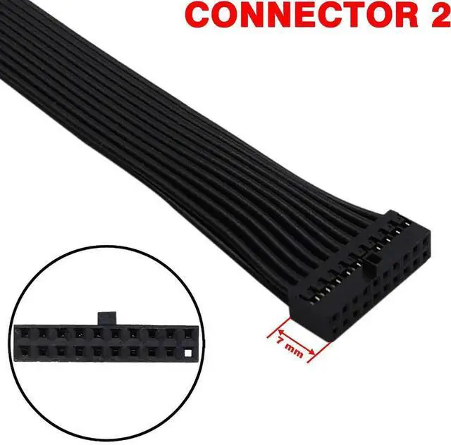 Small Mini USB 3.0 19/20 Pin Internal Low Profile Extension Header ...