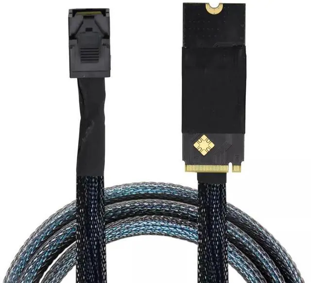 M.2(M-Key) SFF-8643 Contact to SAS SFF-8643 HD Server Conversion Cable ...