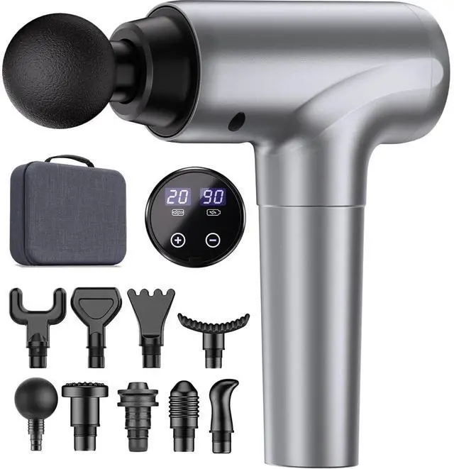 Eyesoul Massage Gun Deep Tissue, Muscle Massage Gun with 9 Attachment ...
