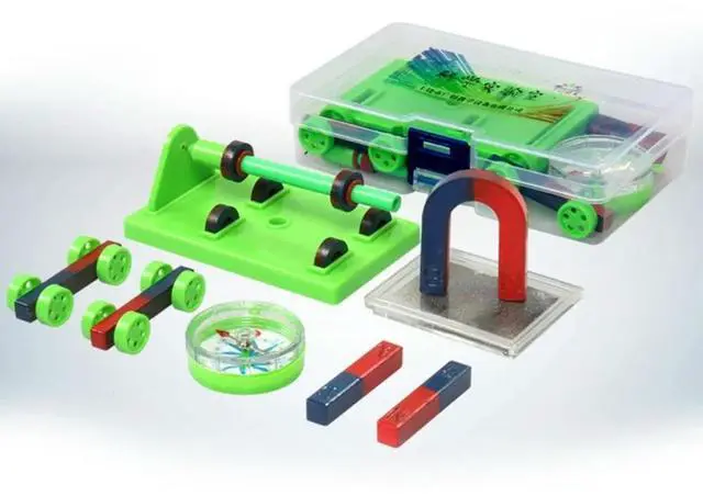 Junior Science Magnetism Set for Student Including U-shaped Magnet Bar ...