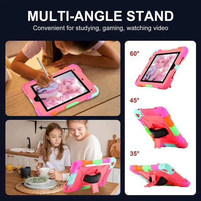 for iPad 6th Generation/iPad 5th Gen/iPad Air 2/iPad Pro 9.7" Case with ...