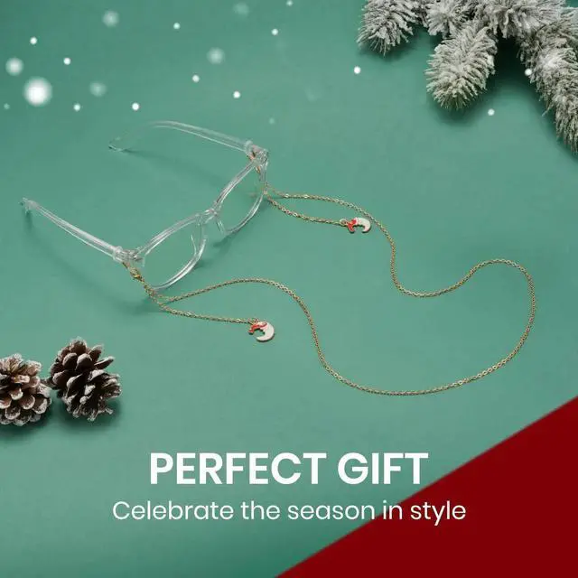 Cyxus Blue Light Glasses for Women Men with Chain Reduce Eye Strain UV ...