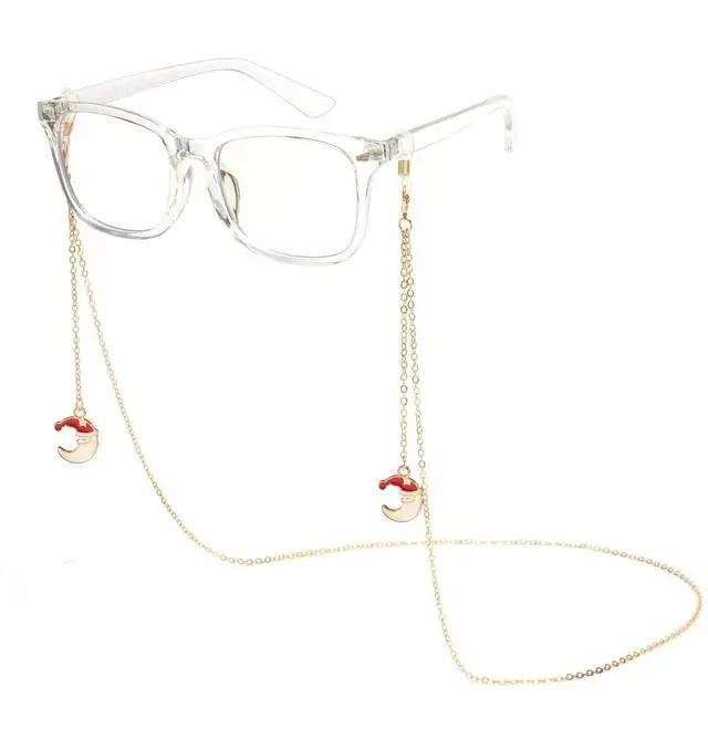 Cyxus Blue Light Glasses for Women Men with Chain Reduce Eye Strain UV ...