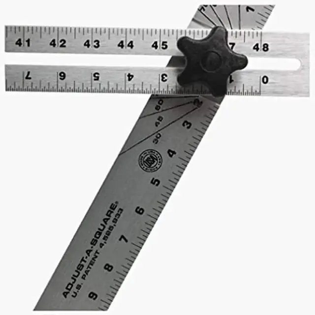 Level & Tool ADS48 Adjust-A-Square Heavy Duty Aluminum Adjustable T ...